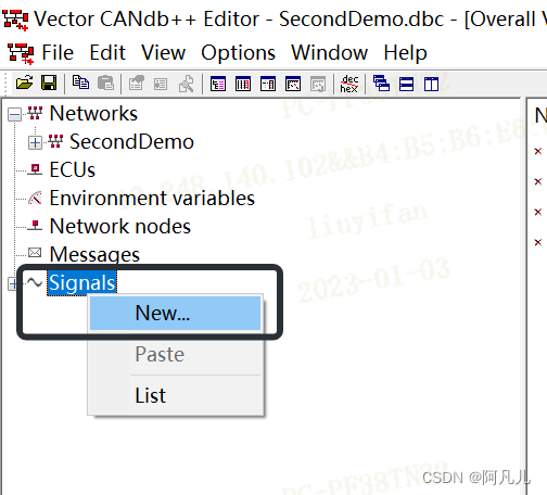 CANOE创建DBC_canoe17怎么添加dbc-CSDN博客