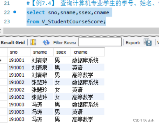 Mysql视图和索引 Csdn博客