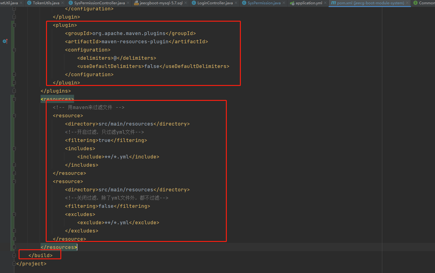 application.yml文件中@符号识别不了_yml文件 @@获取不到pom参数-CSDN博客