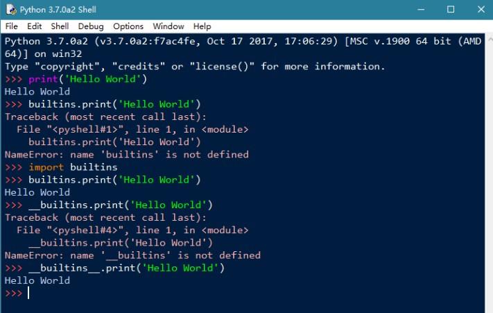 python 内置函数 builtins_如何查看 Python 全部内置变量和内置函数？-CSDN博客