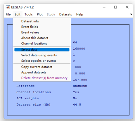 睁眼和闭眼时的脑电数据处理-EEGLAB预处理_eeglab的bdf文件处理-CSDN博客
