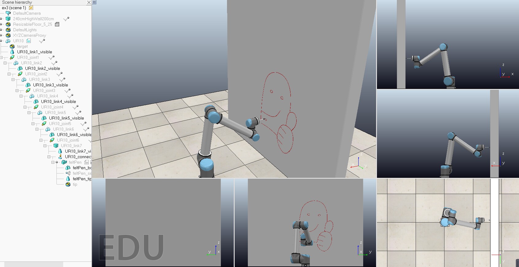 vrep/coppeliasim+matlab，机器人轨迹控制仿真，利用matlab读取轨迹并控制机械臂在墙_coppeliasim与matlab机器人联合仿真-CSDN博客