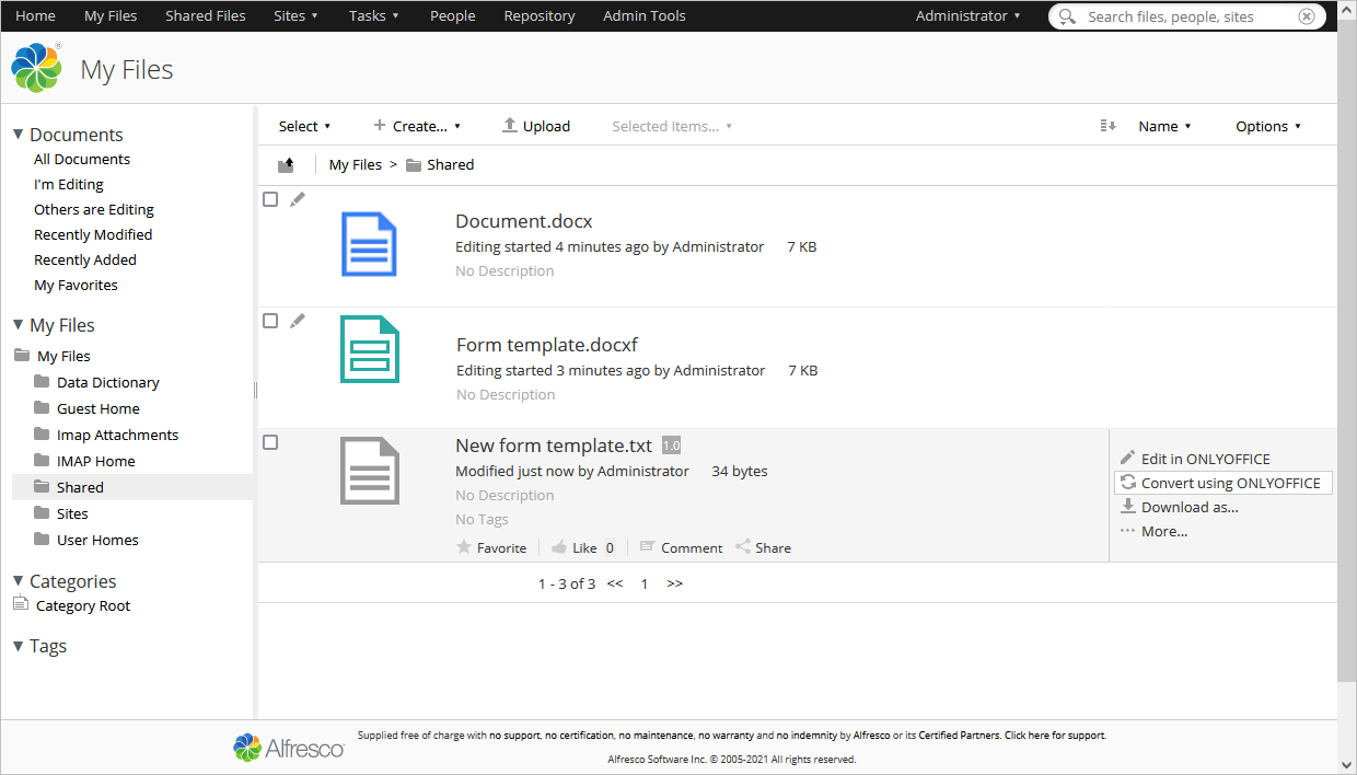 ONLYOFFICE Docs 如何与 Alfresco 连接集成_only alfresco-CSDN博客