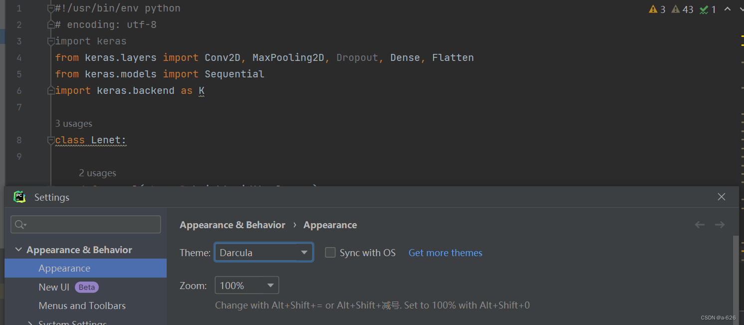 pycharm修改主题颜色和注释颜色的详细图文教程_pycharm代码颜色设置多一些-CSDN博客