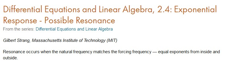 H G W S哪一个不是状态函数_G.Strang的微分方程和线性代数(2.4)受迫振荡和指数响应...-CSDN博客