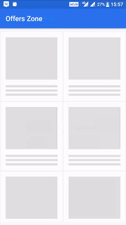 android 骨架屏刷新动画,Android 骨架屏效果，了解一下-CSDN博客