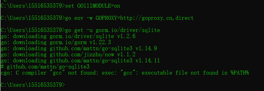Gorm之下载安装gorm.io/driver/sqlite依赖_gorm下载-CSDN博客