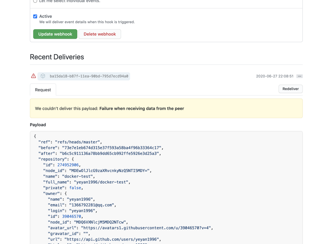 docker + webhook 从零实现前端自动化部署_docker webhook-CSDN博客