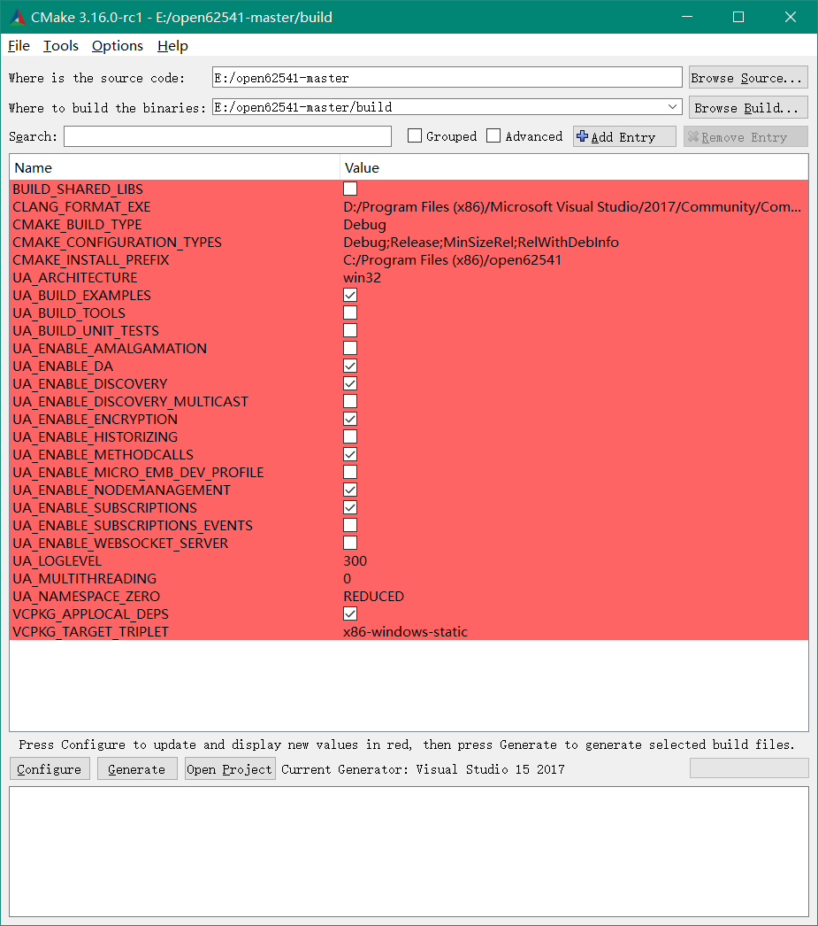 Open62541的环境配置及其安装_open62541 客户端-CSDN博客