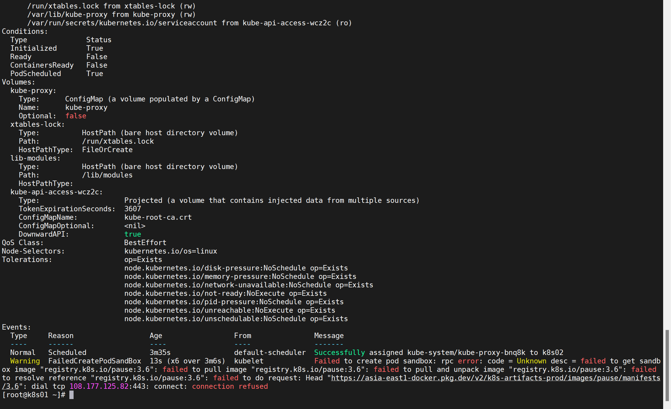 K8s集群第一次安装出现kube Proxy一直containercreatingkube Proxy Containercreating Csdn博客 2058