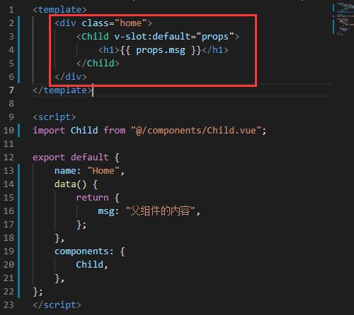 Vue方向：v-slot指令以及动态插槽的使用_v-slot 动态-CSDN博客