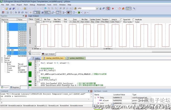 Keil的软件逻辑分析仪（ Logic Analyzer）使用教程 Csdn博客