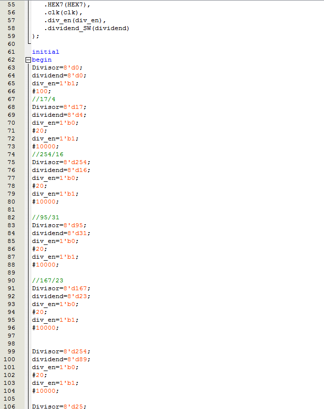 二进制除法器设计Verilog代码Quartus DE2-115开发板_二进制除法verilog-CSDN博客