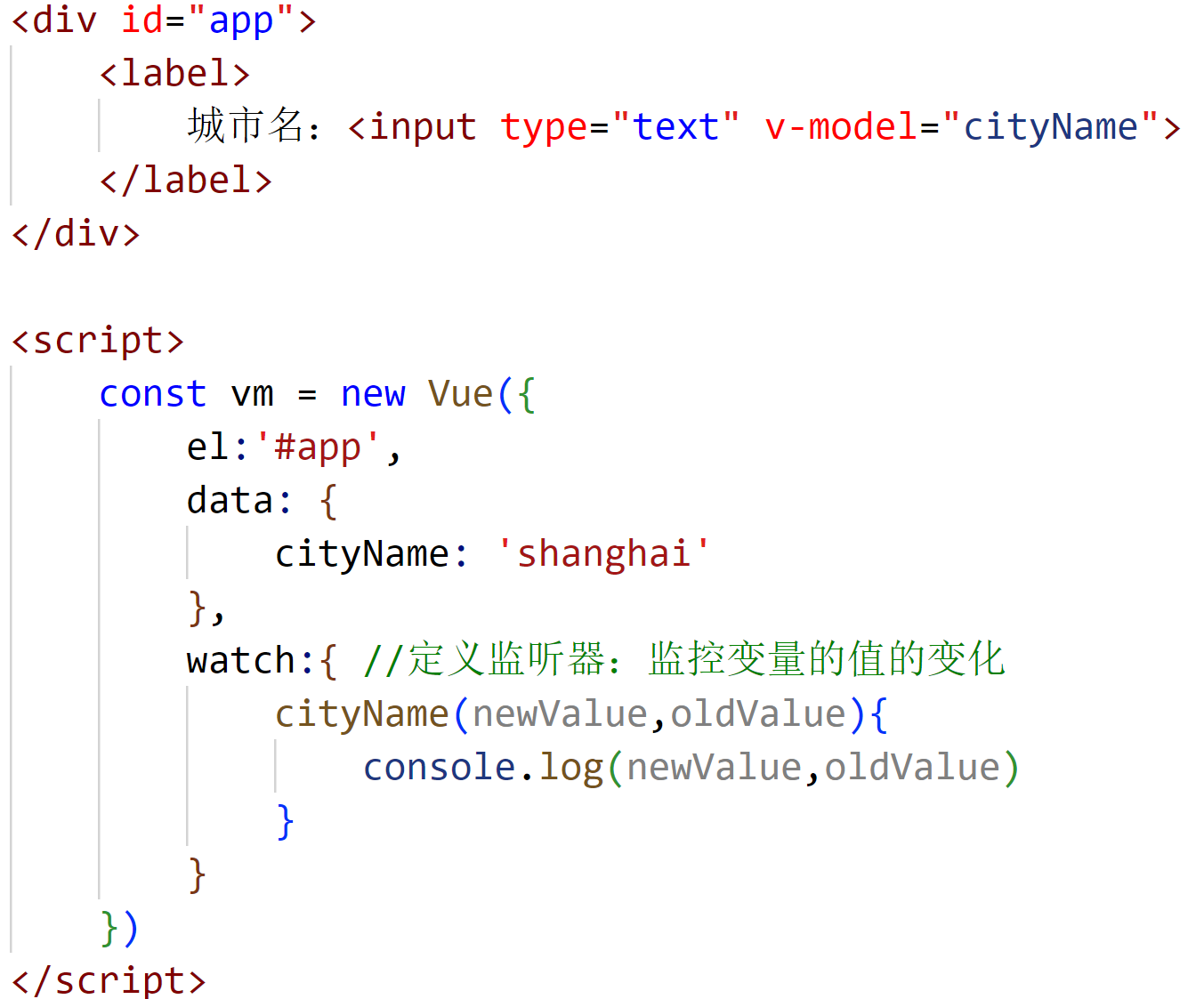 【Vue实例的基本属性】一.Vue实例的属性；二.Vue的内置指令；三.Vue实例的计算属性：computed；四.Vue实例的状态监听属性：watch；五.Vue实例的过滤器：filters ...