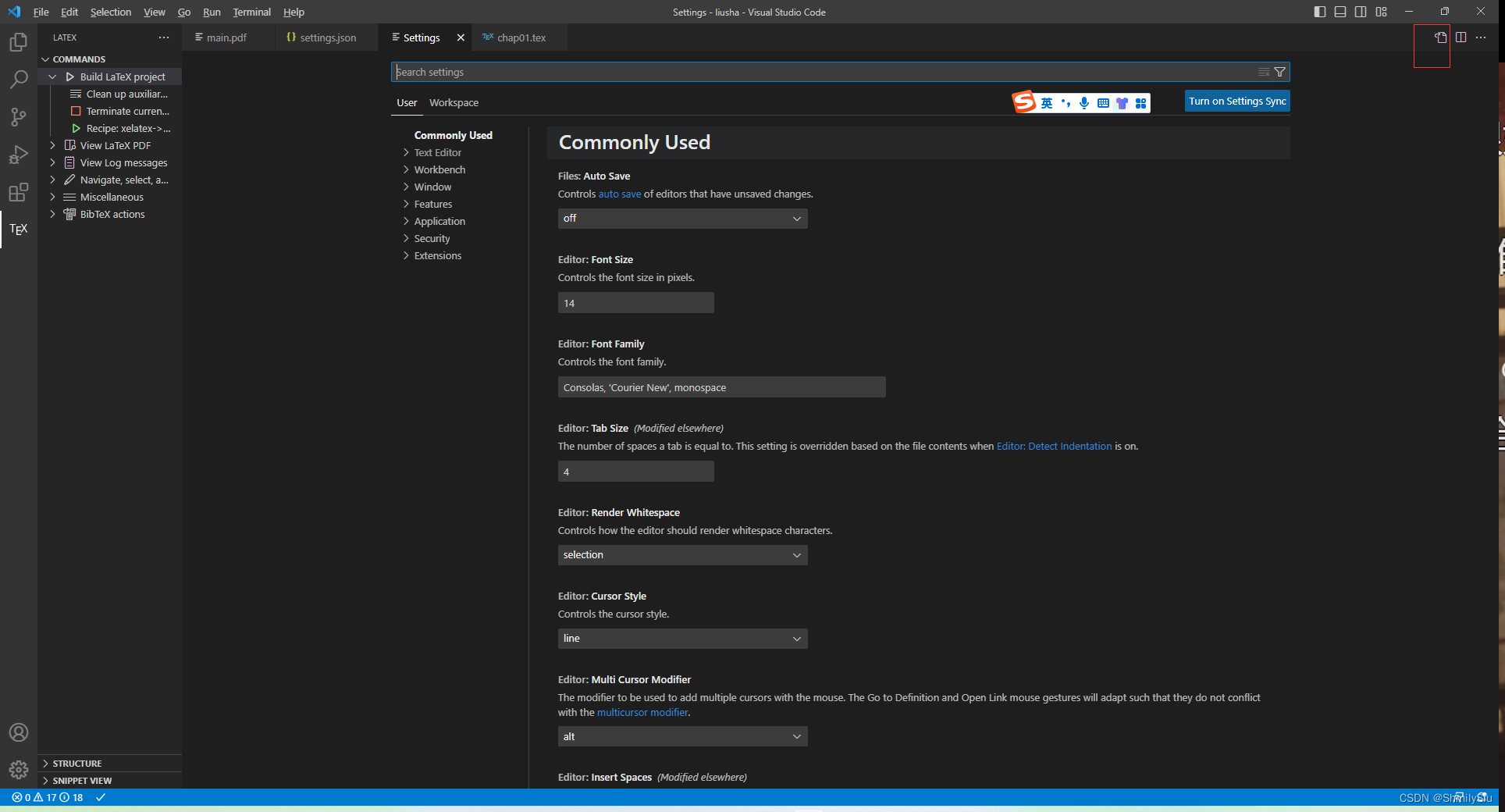 在vscode中打开latex3版本毕业论文提示Recipe terminated with error等问题-CSDN博客