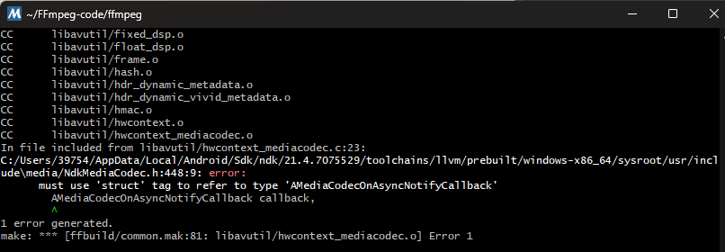 Windows编译Android FFmpeg_windowandroid ffmpeg编译库-CSDN博客