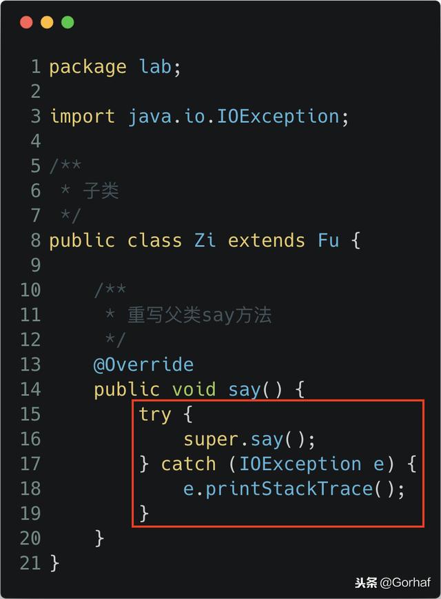 java抛出异常代码_“全栈2019”Java异常第十一章：重写方法时只能抛出父类异常子集...-CSDN博客