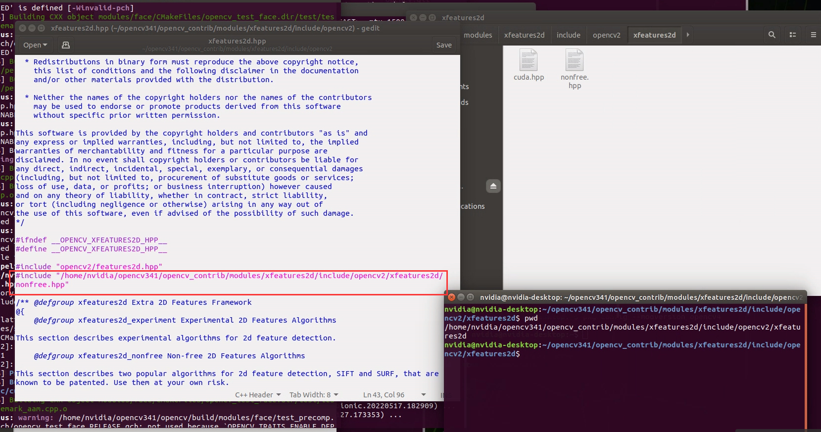 合众xavier NX板卡上部署vins-fusion-gpu总结（包含装opencv3.4.1 opencv_contrib3.4.1 cv_bridge）20220831_xavier ...