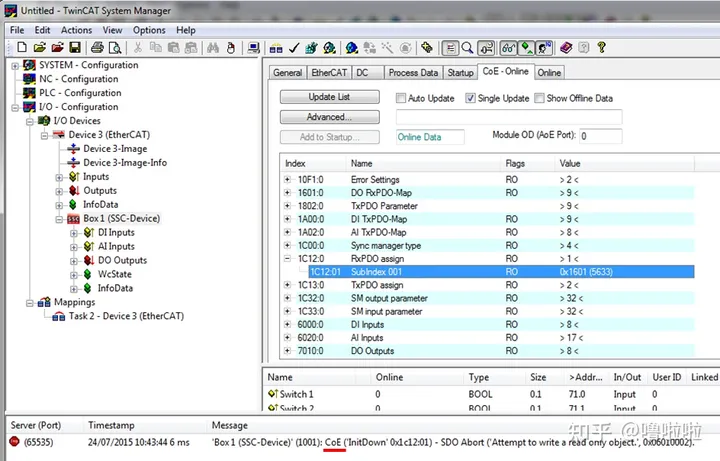 EtherCAT Diagnostics 诊断_ethercat 0x001b-CSDN博客