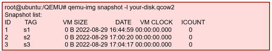 QEMU checkpoint(snapshot) 使用_qemu-img snapshot-CSDN博客