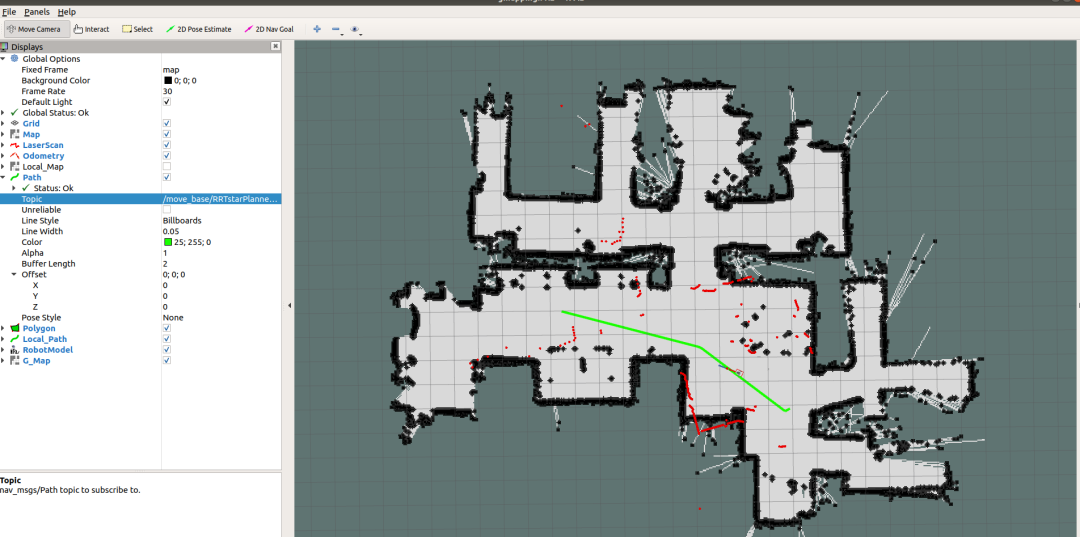 使用自定义RRT*全局规划器建图导航-CSDN博客