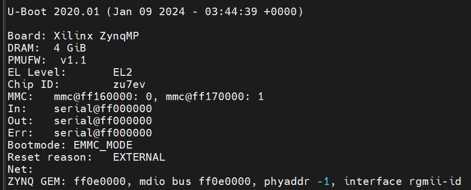 Xilinx ZYNQMP 根系统以及EMMC启动_zynq从emmc启动系统-CSDN博客