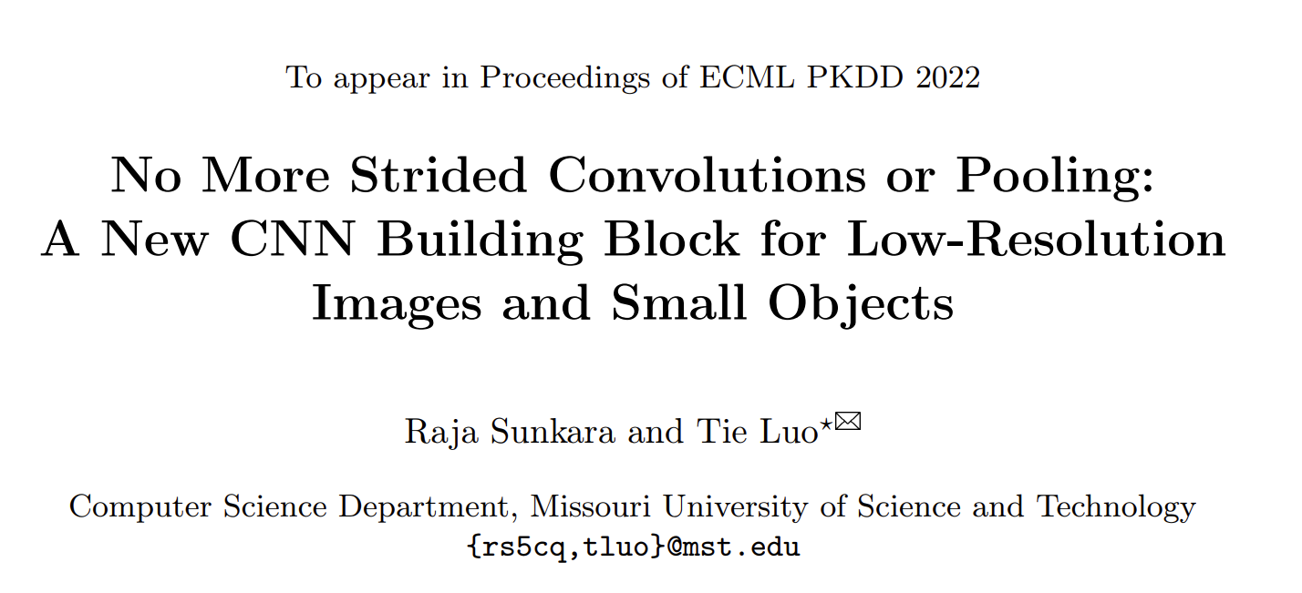 YOLOv5改进系列(十三) 引入用于低分辨率图像和小物体的模块SPD-Conv-CSDN博客