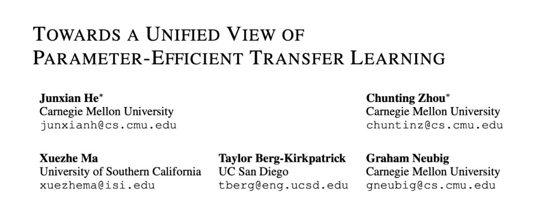 Parameter-Efficient Fine-tuning 相关工作梳理_PaperWeekly的博客-CSDN博客