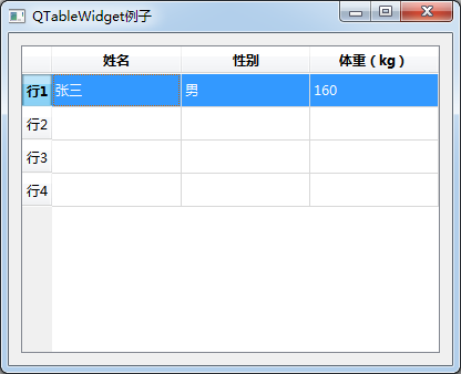PyQt5高级界面控件之QTableWidget_pyqt qtablewidgetitem-CSDN博客