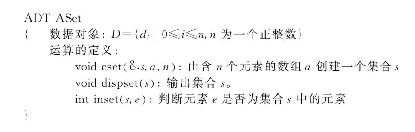 （案例复盘）用抽象数据结构解决问题【集合的交、并、补】定义单个集合的抽象数据类型aset其中所有元素为正整数包含创建一个集合、输出一 