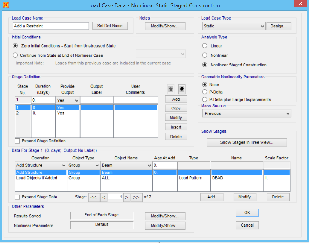 【SAP2000】使用link单元改变结构支撑条件Changing Support Conditions of a Structure ...