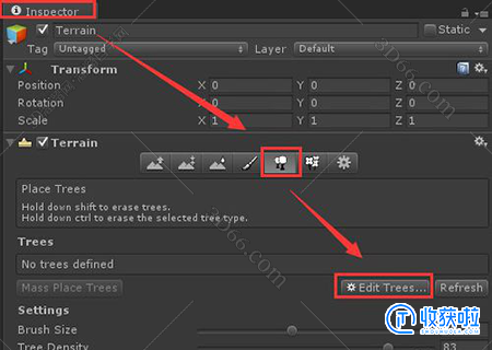 unity怎么导入系统的树_在unity3d里面如何种树？ - 收获啦_聂渲南的博客-CSDN博客