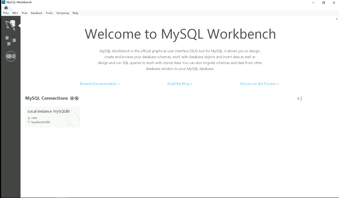 MySQLWorkbench链接MySQL数据库_workbench怎么connect to databases-CSDN博客