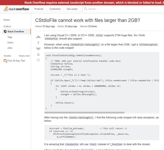 cstdiofile头文件_CStdioFile无法读取2GB以上的文件的解决方法-CSDN博客
