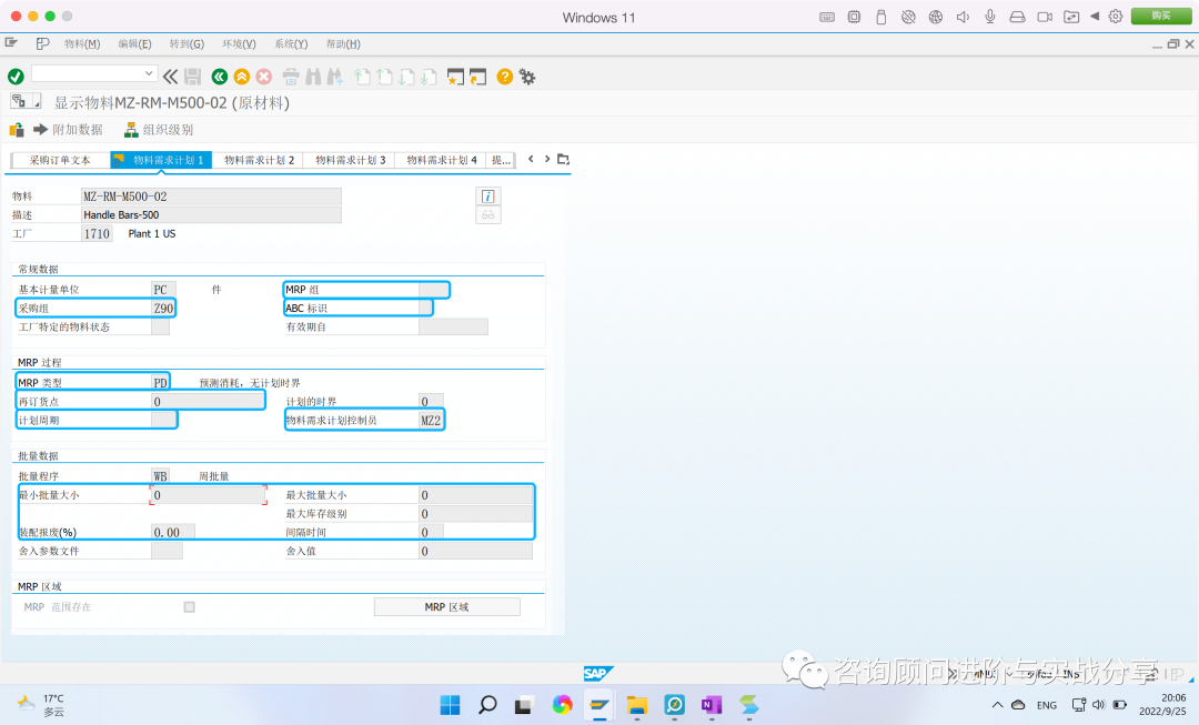 「全网最细」：MRP1视图所有字段详解及实战应用 - 合集_sap mp1视图详解-CSDN博客