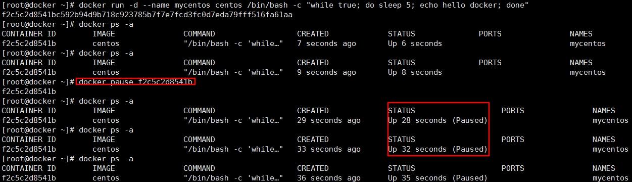 docker status命令_Docker动手教程2.2：容器基本操作2-CSDN博客
