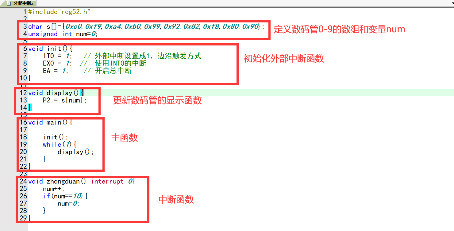 51单片机中断的实线与应用_51单片机要用中断要怎么接线-CSDN博客