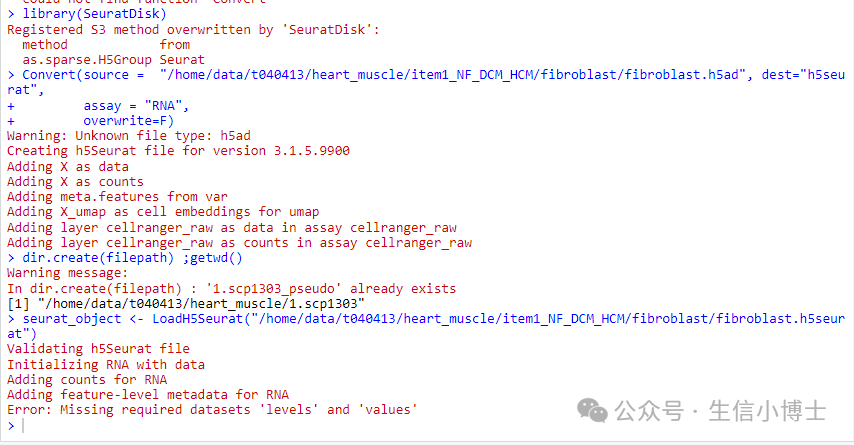 两步法搞定：Python中的h5ad文件 转为R中的seurat对象_h5ad seurat-CSDN博客