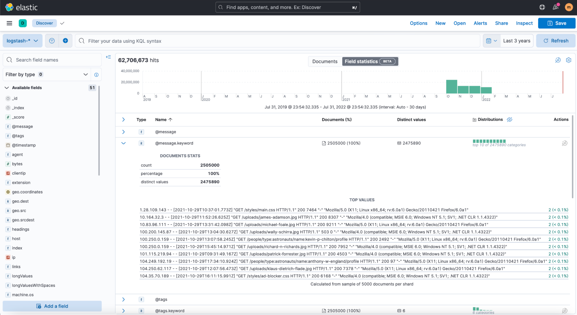 Kibana：在 Kibana 中 discover 的演变_kibana discover-CSDN博客