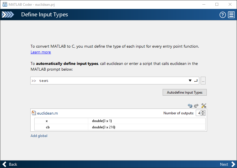 使用 Matlab Coder App 生成 C 代码代码生成要求在对变量标注下标前对该变量进行完全定义 Csdn博客