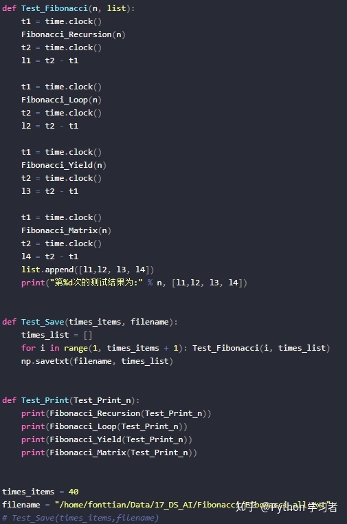 10的负六次方 Python在python中斐波那契数列的几种写法 Csdn博客