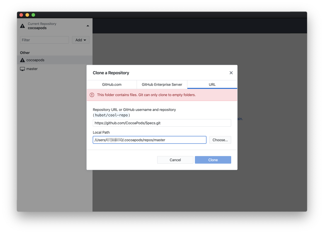 Cocoapods Git Clone Cocoapodsspecsgit失败 Csdn博客 