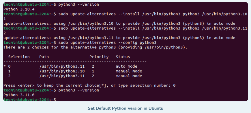 如何在 Ubuntu 中安装最新的 Python 版本_sudo apt install python3.11 为什么最后是3.10-CSDN博客