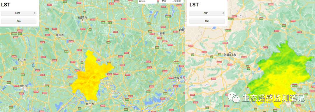 Google Earth Engine（GEE）对比显示不同城市的地表温度_gee ui.chart 多数据对比-CSDN博客