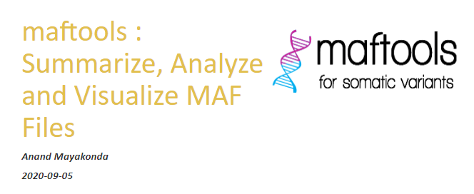 一文学会R包 maftools 简介使用-CSDN博客