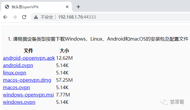 通过Nginx做一个openVPN配置文件下载页面-CSDN博客