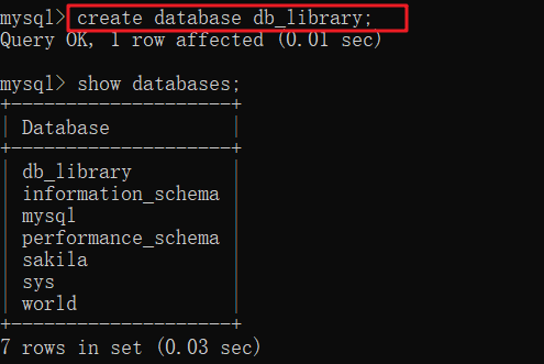 【mysql学习笔记】02 数据库的创建_创建library数据库sql语句-CSDN博客