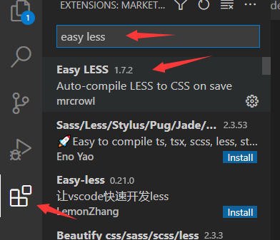 微信小程序开发中 设置easy less 使less编译成wxss_微信开发者工具less变成wxss-CSDN博客