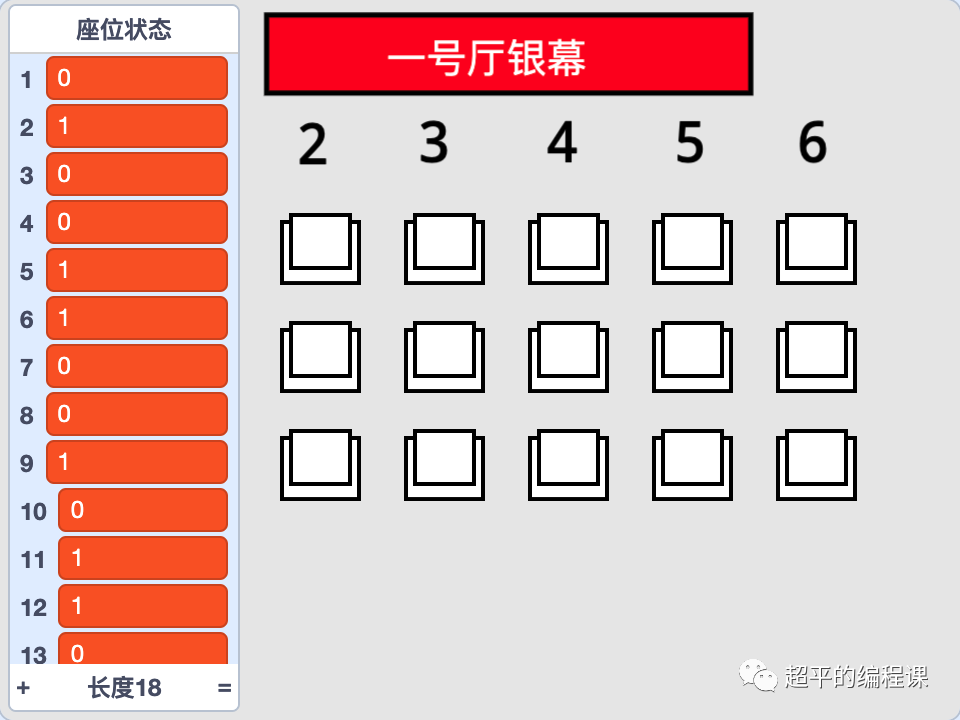 影院选座-第14届蓝桥杯STEMA测评Scratch真题精选_ev3蓝桥stema题目-CSDN博客